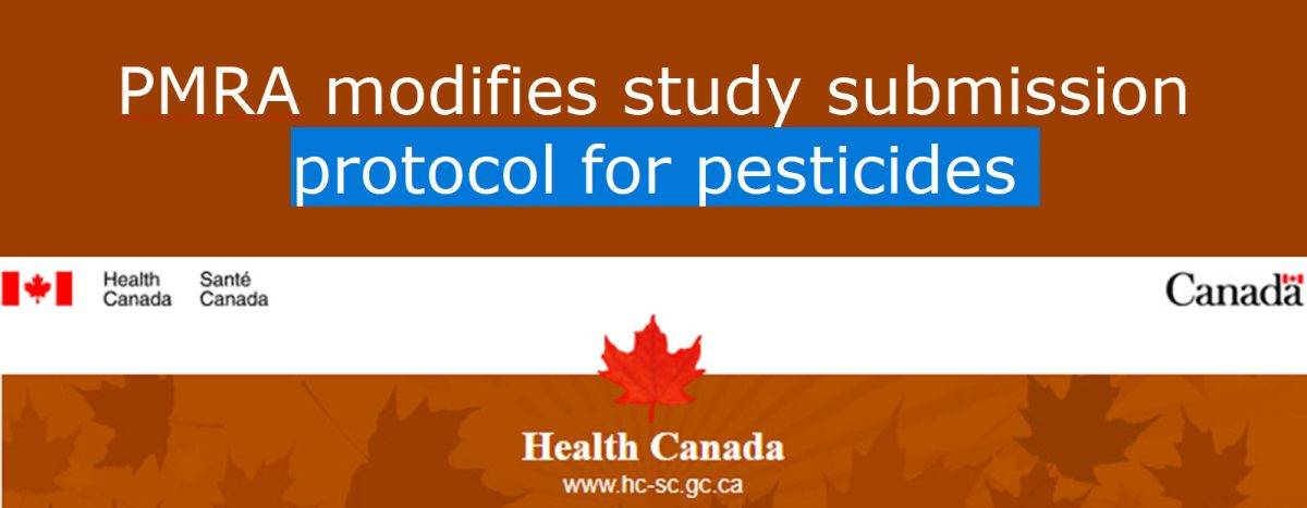 PMRA modifies study submission protocol for pesticides - CAAR