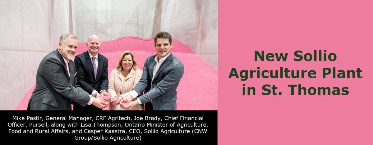 Sollio Agriculture opening new plant in Ontario - CAAR